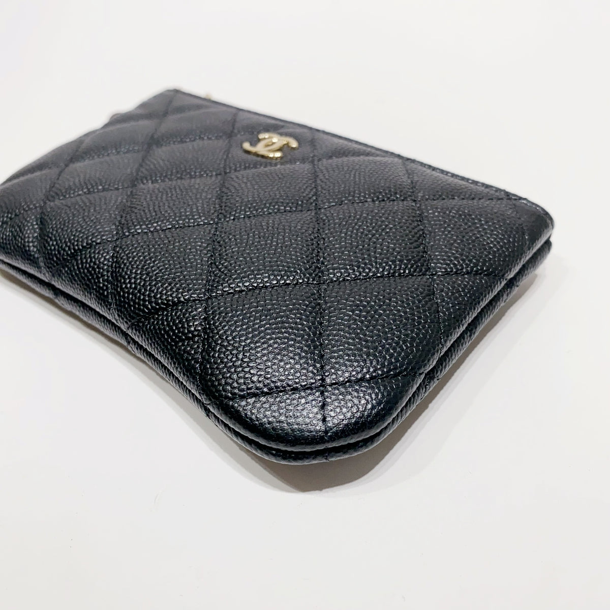 No.4075-Chanel Caviar Timeless Classic Mini O Case Pouch – Gallery Luxe