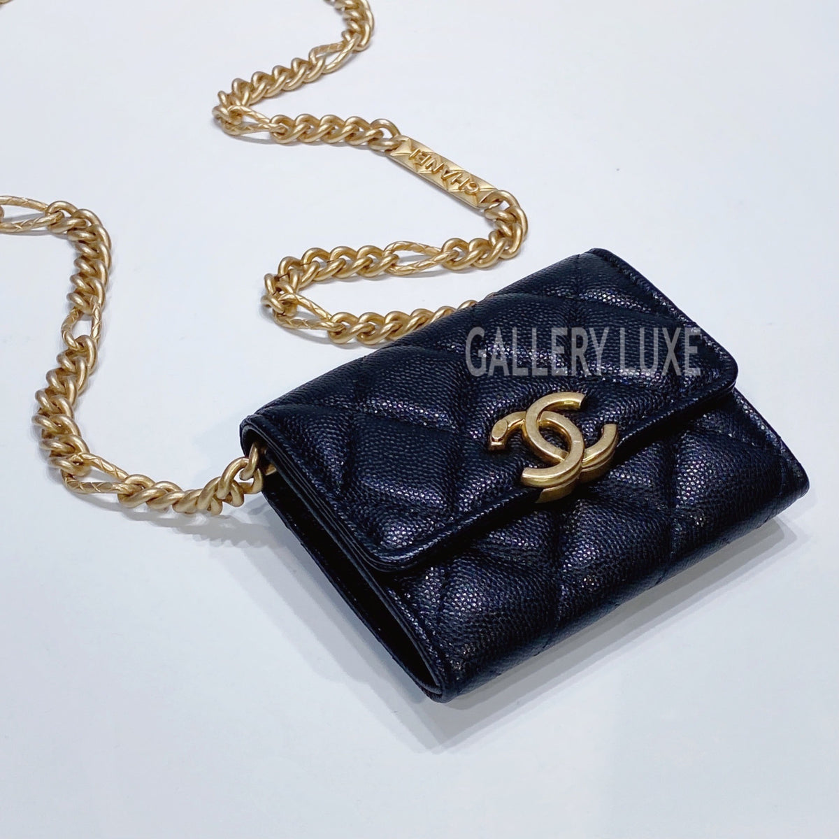 No.3390-Chanel Caviar Bracelet On Chain – Gallery Luxe